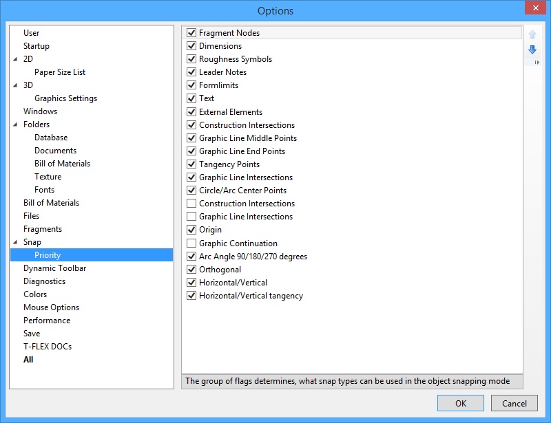 System Fundamentals. Customization > Customizing System > "Priority" Tab